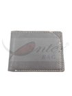 Professional Men'S PU Leather Wallet Two Layer With Recyclable Material