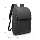 Customized Black Slim Backpack Laptop Bag For 15.6 Inch Laptop Low Cadmium