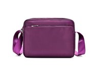 Small Purple Travel Messenger Bag For Women Durable Customized Logo