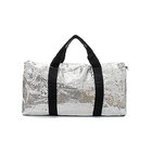Beautiful Silver Sequin Tote Bag , Sequin Duffle Bag For Lady OEM / ODM Available