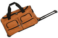 Camouflage Waterproof Duffel Bag With Wheels , Rolling Duffle Bag Luggage 