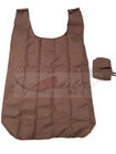 Brown Reusable Folding Shopping Bags / Expandable Shopping Bag Fashion Design