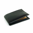 Leisure Style Black PU Leather Wallet Waterproof For Money / Credit Card