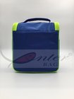 Small Blue 420D Polyester Outdoor Cooler Bag , Freezer Lunch Bag Multi Color