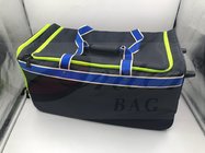 Blue Rolling Insulated Cooler Bag , Insulated Wheeled Camping Cooler Bag , Thermal Insulated Trolley Bag
